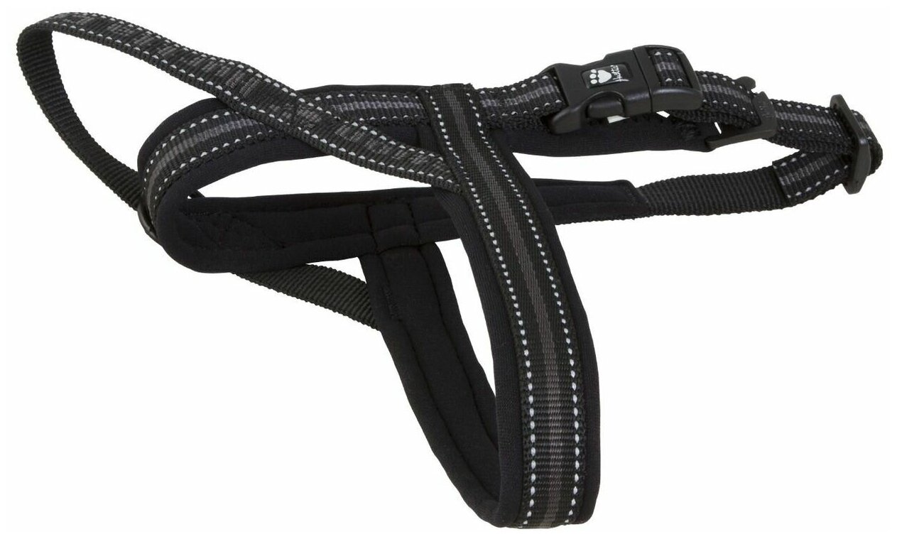 Шлейка Hurtta Y- Padded Harness размер(обхват груди) 120см, Чёрный