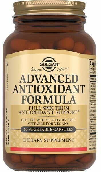 Антиоксидантная формула Solgar/Солгар капсулы 870мг 60шт