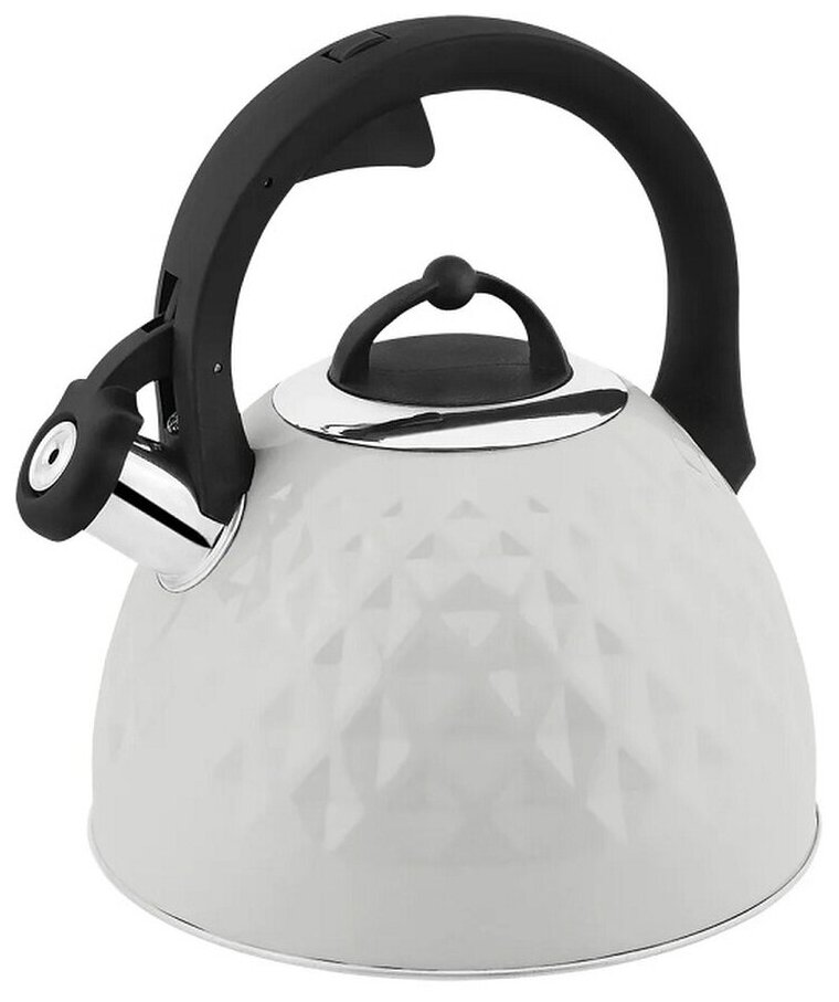 Чайник со свистком Zeidan Z-4358 / 3 л / декоративное рельефное покрытие