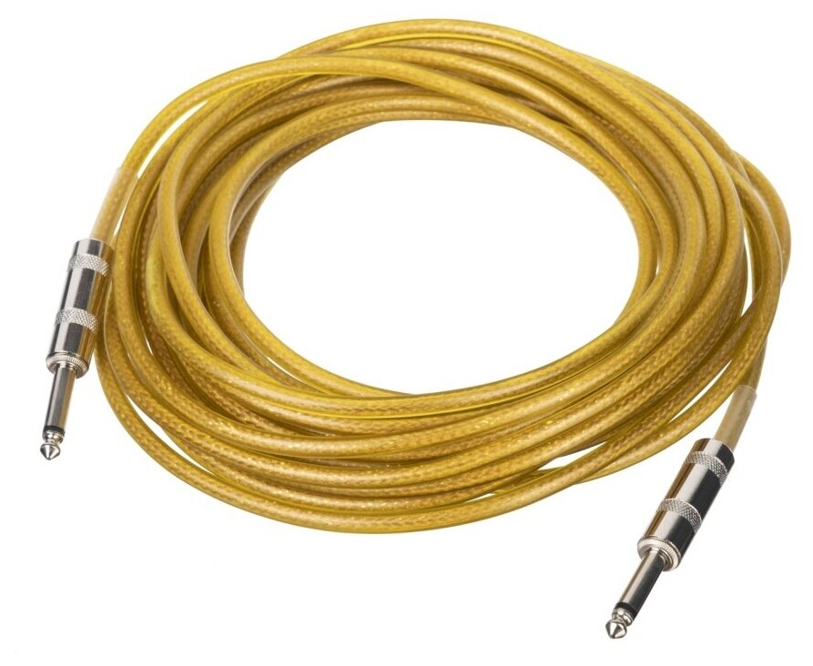 XC06-YL Кабель инструментальный, 6м, желтый, Foix