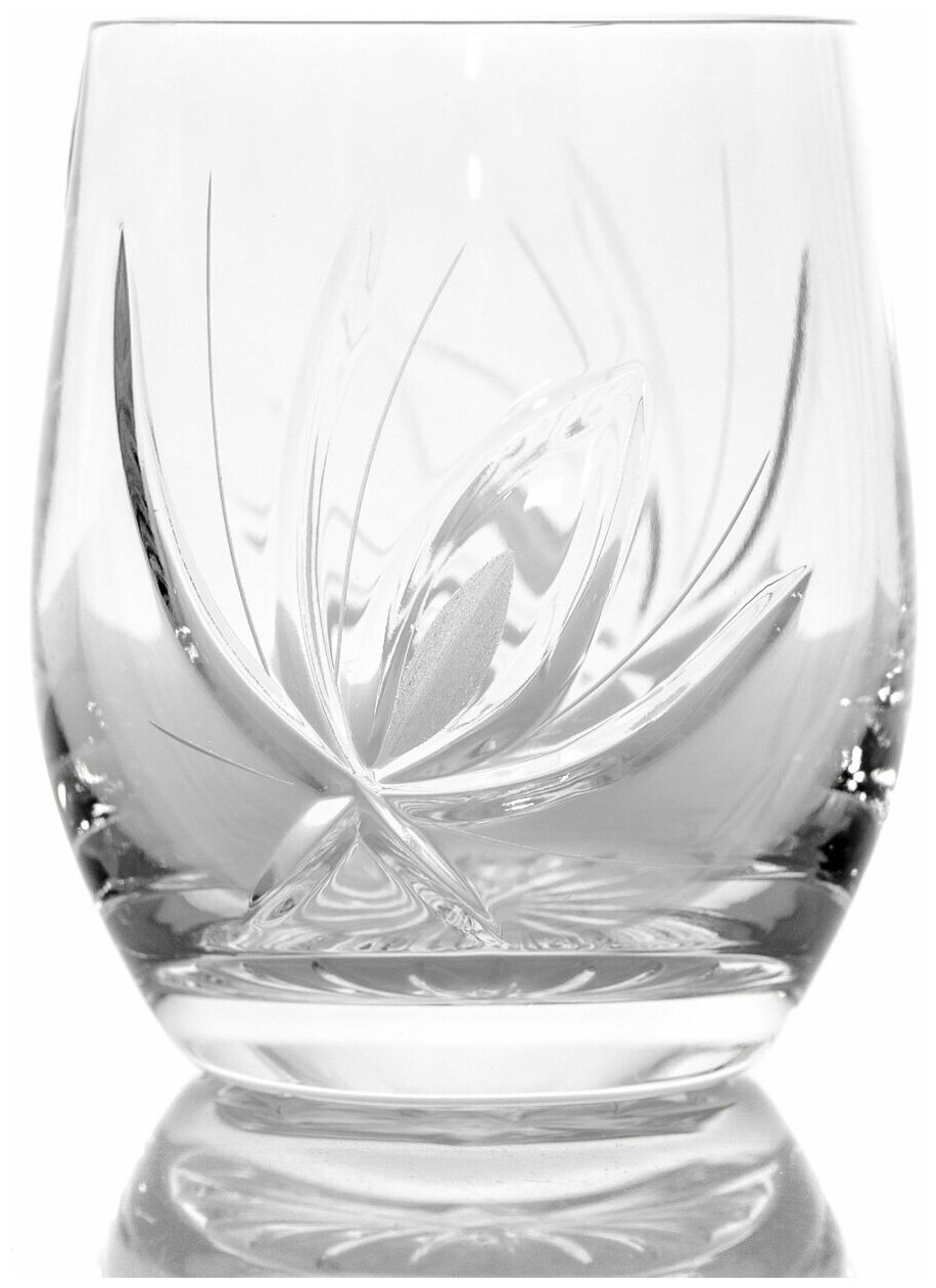 NEMAN/ Стаканы для напитков хрустальные Цветок 200 мл 6 шт