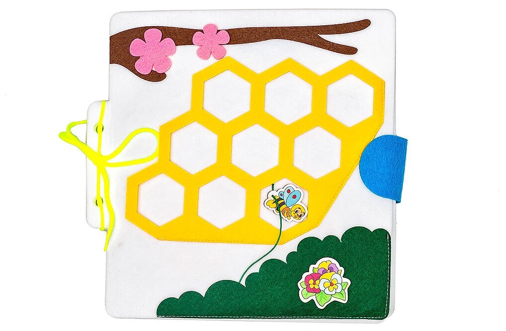 Развивающая книжка Smile decor Большое путешествие маленькой пчелки Ф600