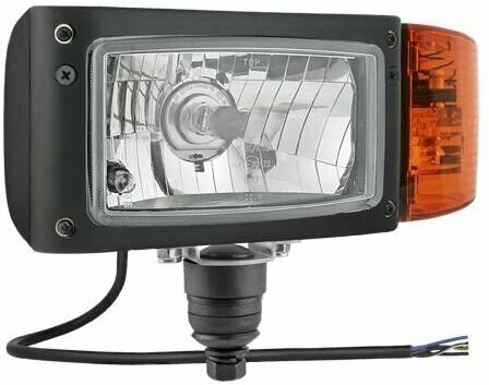 Фара ближнего/дальнего света с габаритом и указателем поворота Wesem REPR2. 42784 (левая) FF оптика с проводом 3 м