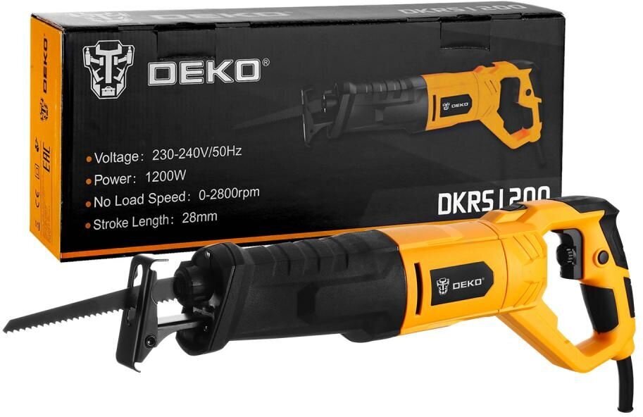 Сабельная пила Deko DKRS1200 1200Вт 2800ход/мин