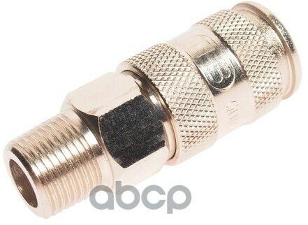 Переходник для компрессора M3/8" быстросъемный с клапаном наружная резьба JTC JTC арт. JTC-D30SMA