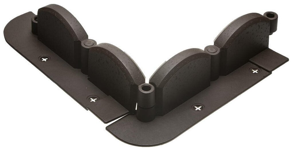 Бордюр декоративный Grinda Волна, ширина 9 см, длина 256 см, коричневый