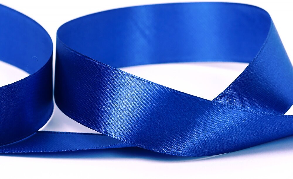 Лента атласная 20 мм "Gamma" AL-20D двухстор. 33 м №040 синий