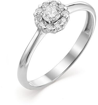 Кольцо, красное золото, 585 проба, бриллиант