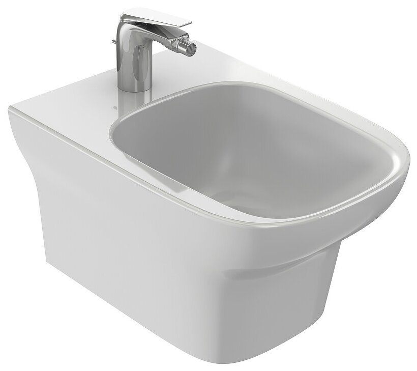 Биде Jacob Delafon "Vox" EME0002-00 , подвесное, белое, санфарфор