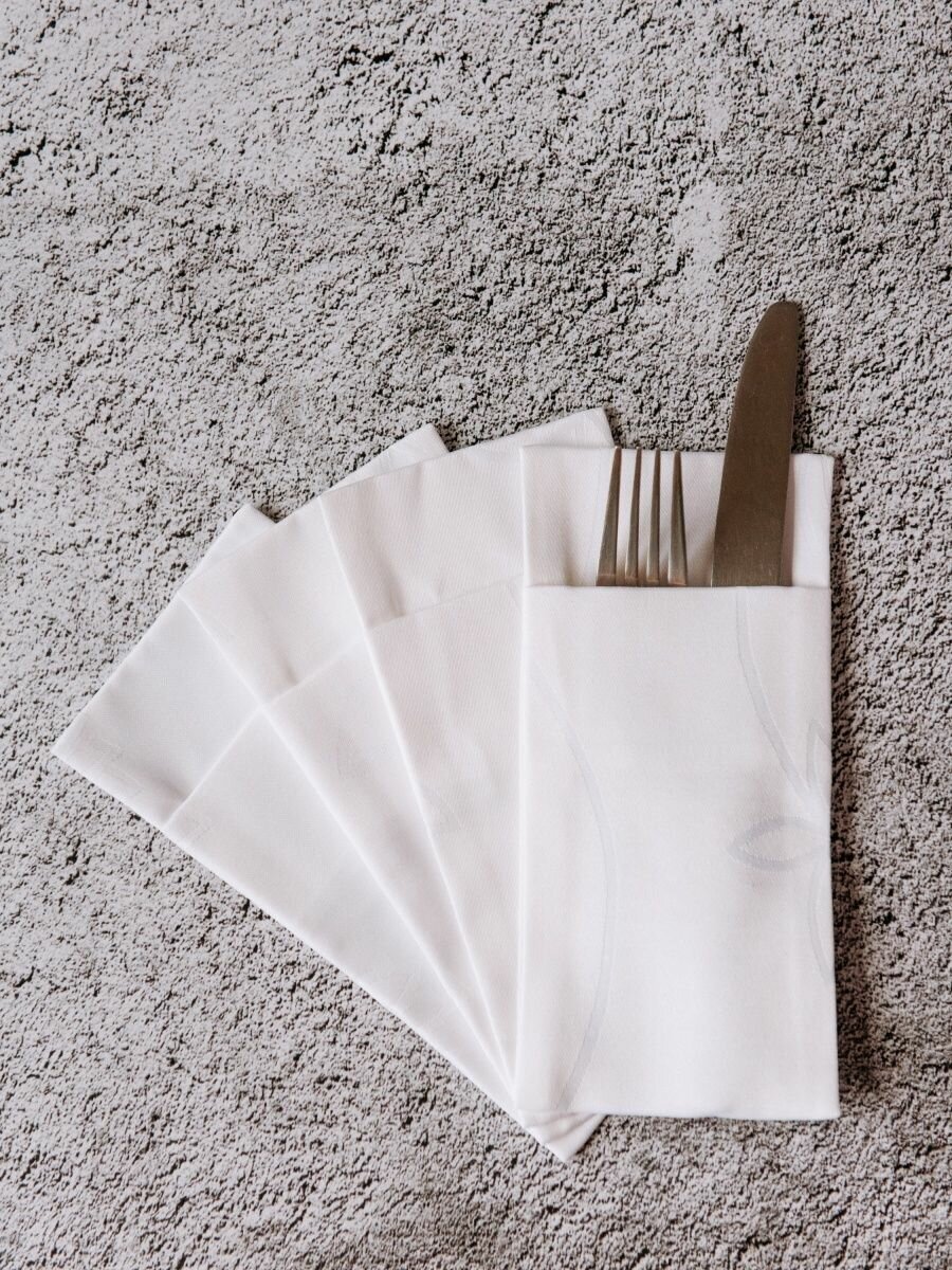 Конверт текстильный под приборы 4 шт.