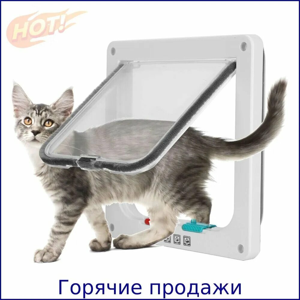 Дверь с кошачьей дверцей