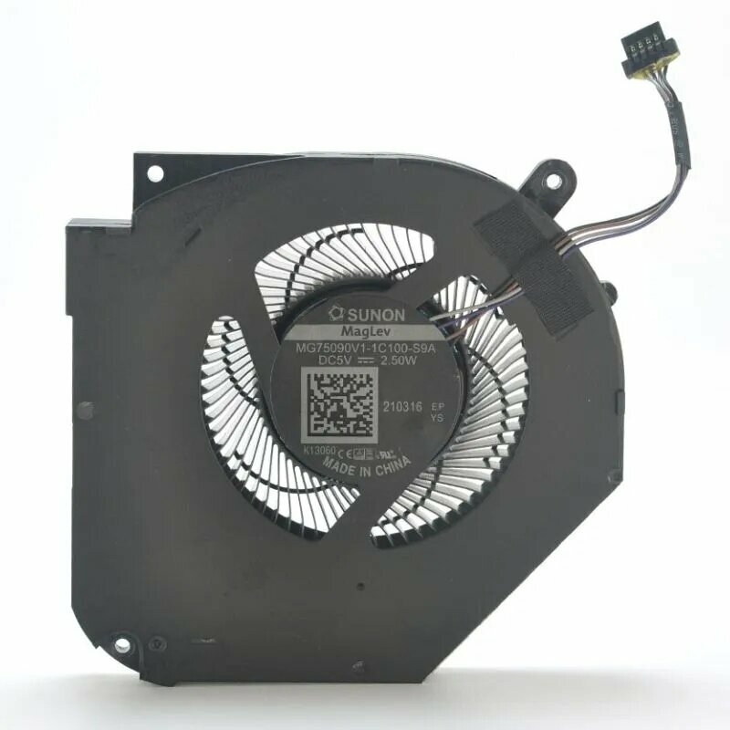 MG75090V1-1C100-S9A DC5V 2.50W SUNON Maglev Вентилятор охлаждения видеокарты