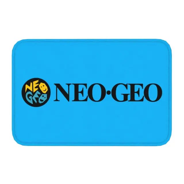 Придверный коврик Neo Geo Sign, нескользящий придверный коврик Neo Geo Arcade для кухни и ванной комнаты, коврик для входа в сад.