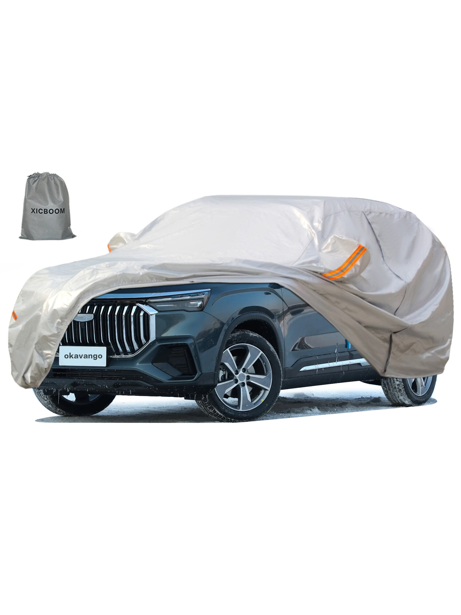 XICBOOM Чехол на автомобиль Geely okavango, Мембранные материалы, Ткань, 1 шт.