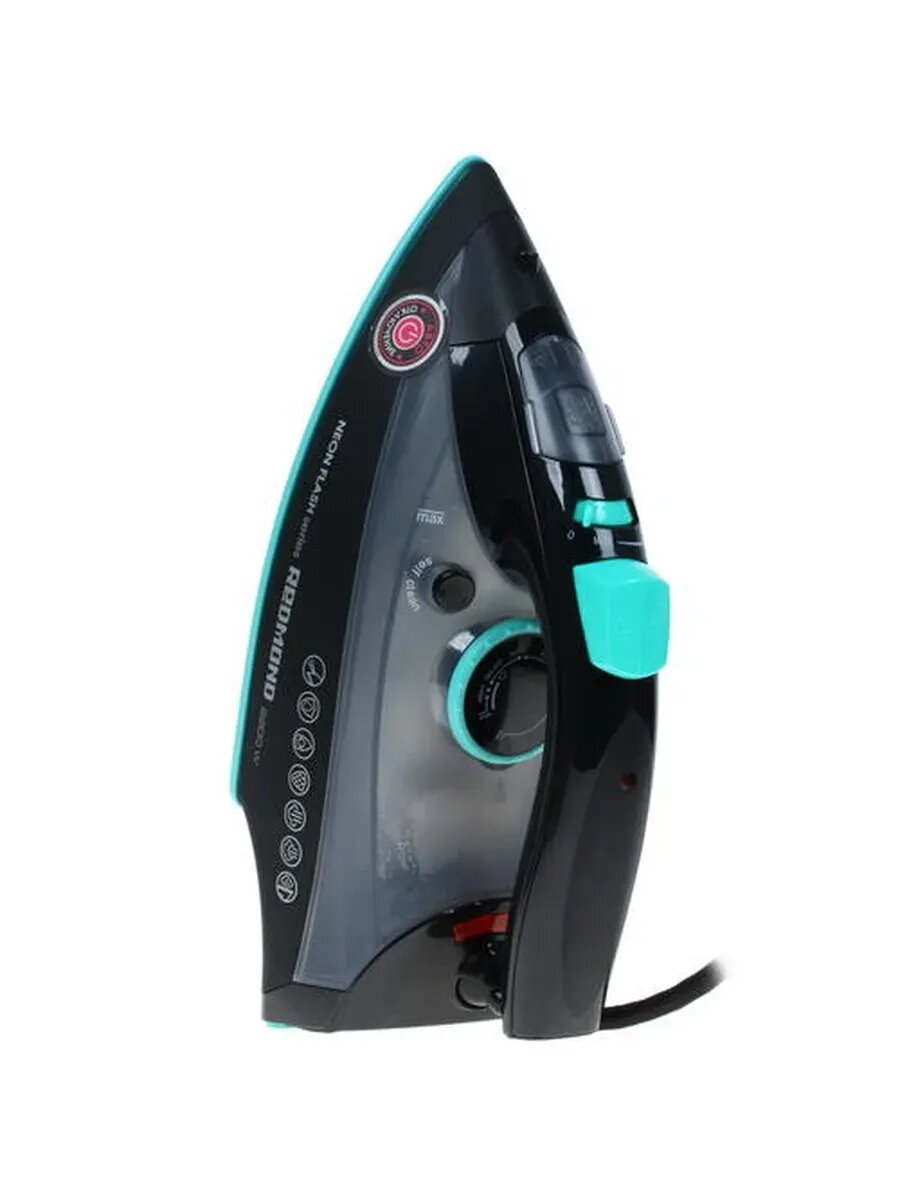 Утюг REDMOND RI-C268 ,2200 Вт, подошва - керамика, пар 50 г/мин, черный