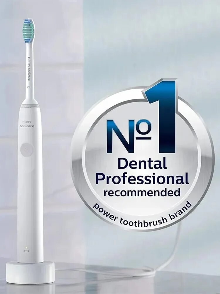 Электрическая зубная щётка Philips HX3641/01, звуковая, мятная, для взрослых, с подставкой