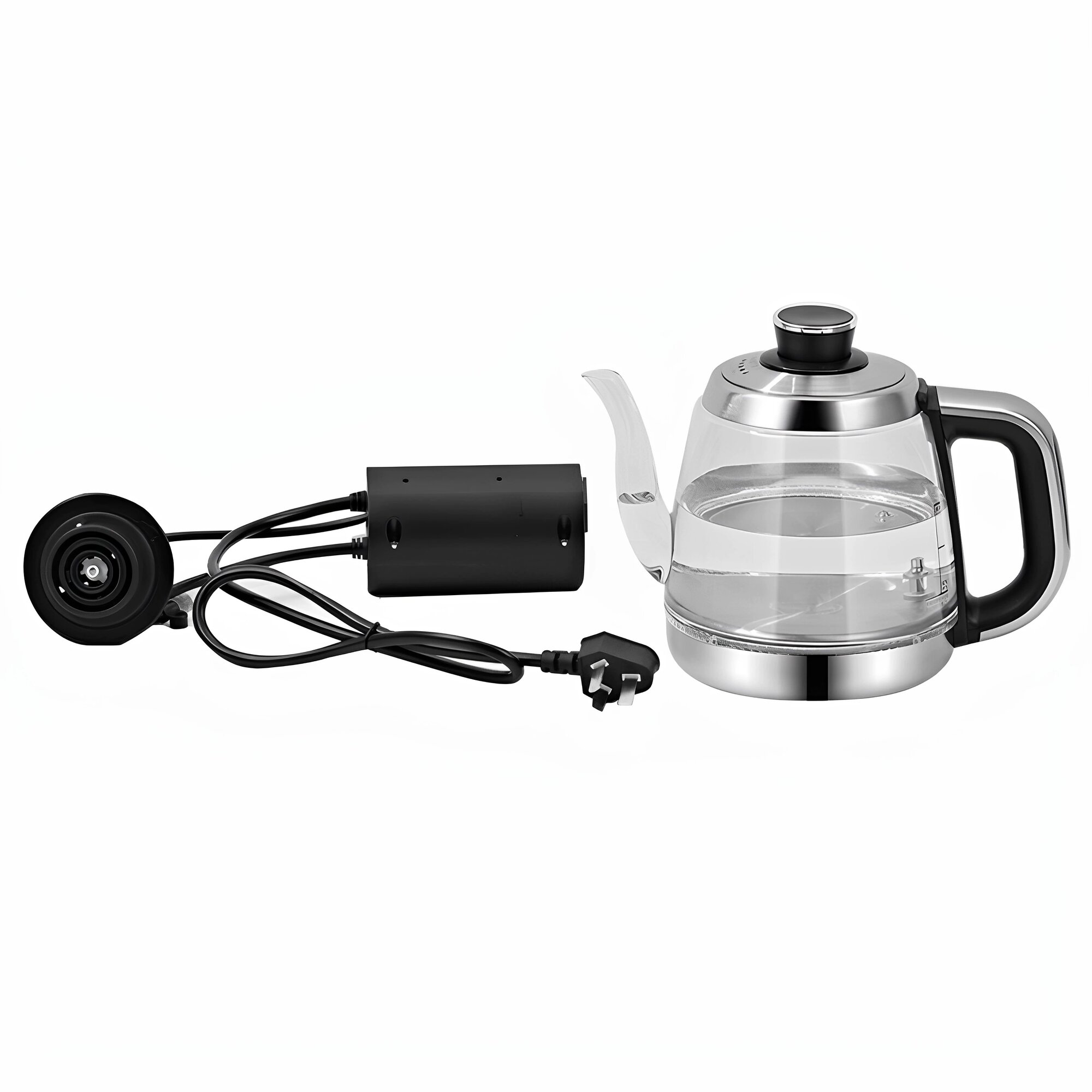 Интеллектуальная полностью автоматическая чайная станция с встроенным стеклянным чайником и автоматической подачей воды