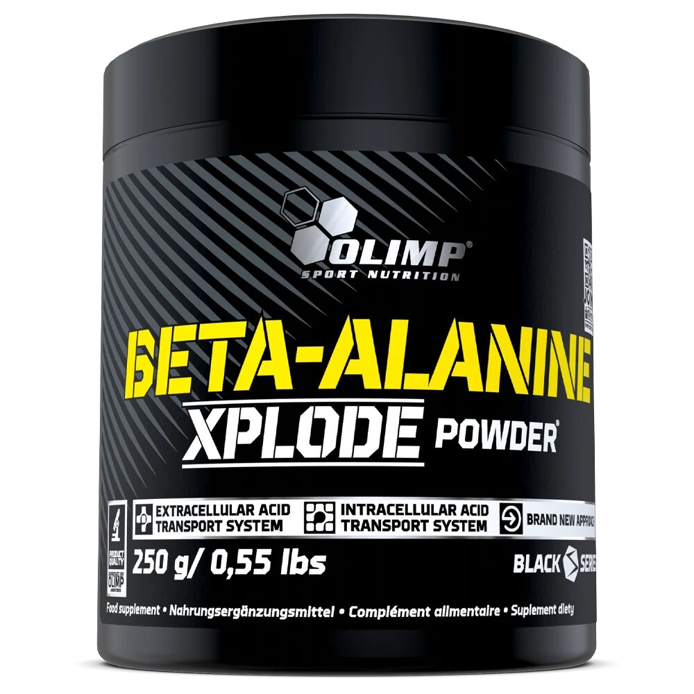 Бета-Аланин, аминокислота с витамином B 6 Olimp Sport Nutrition BETA-ALANINE XPLODE 250 грамм, Апельсин