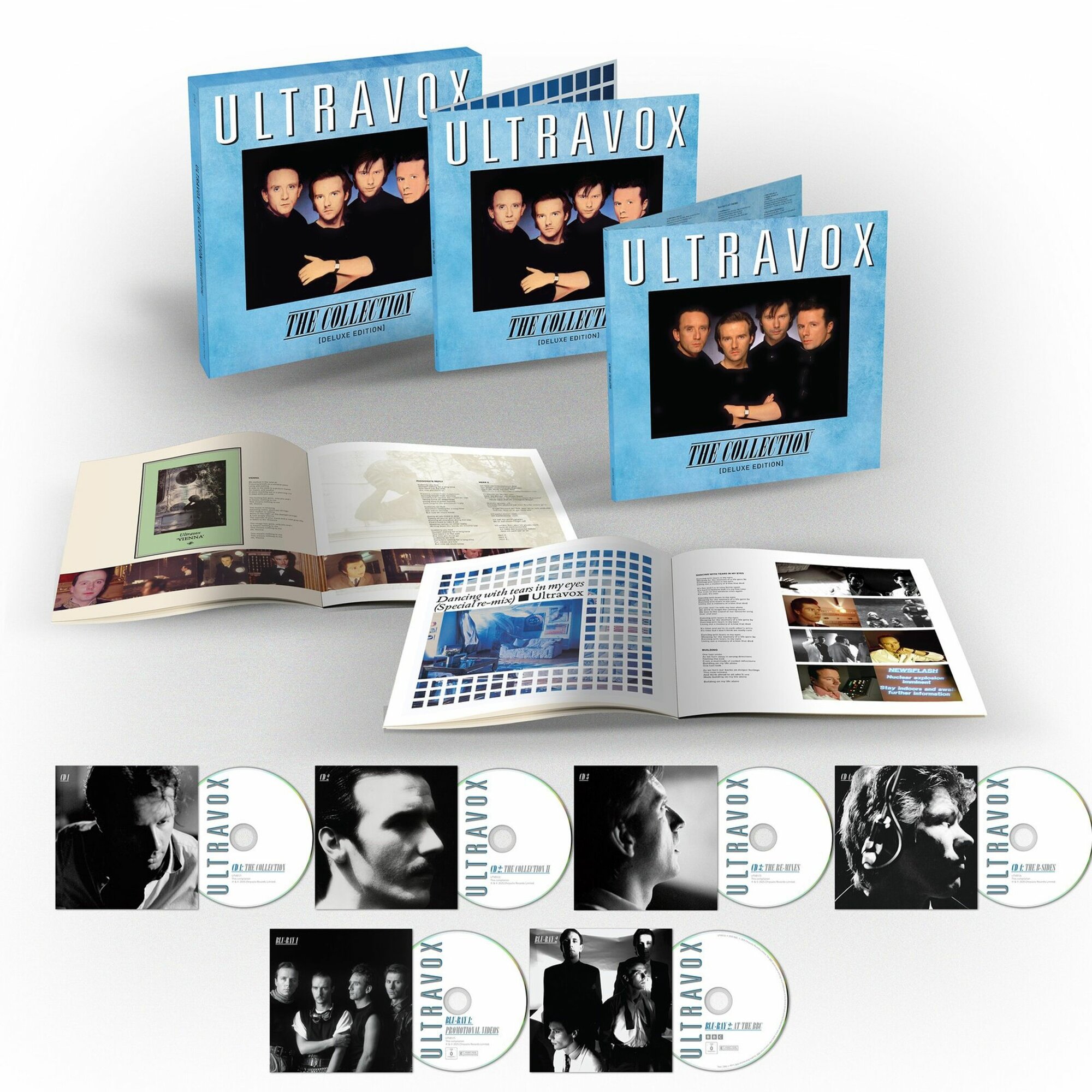 Компакт-диск Ultravox - The Collection (2025 Remaster) (Limited Deluxe Edition) (4 CD, 2 Blu-ray Dic) (4 CD)