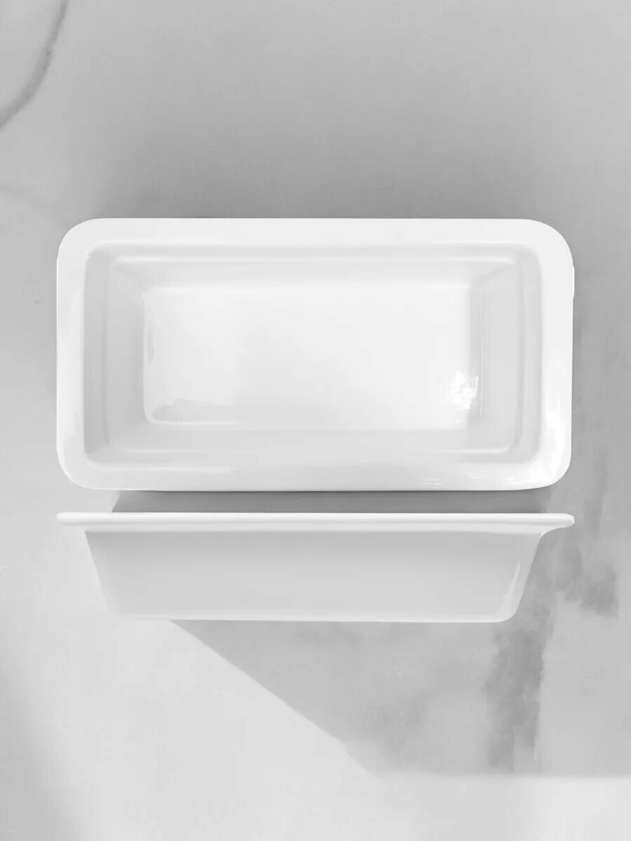 Гастроемкость GN 1/3 Kunstwerk, фарфоровая, 32,5x17,6x6,5 см