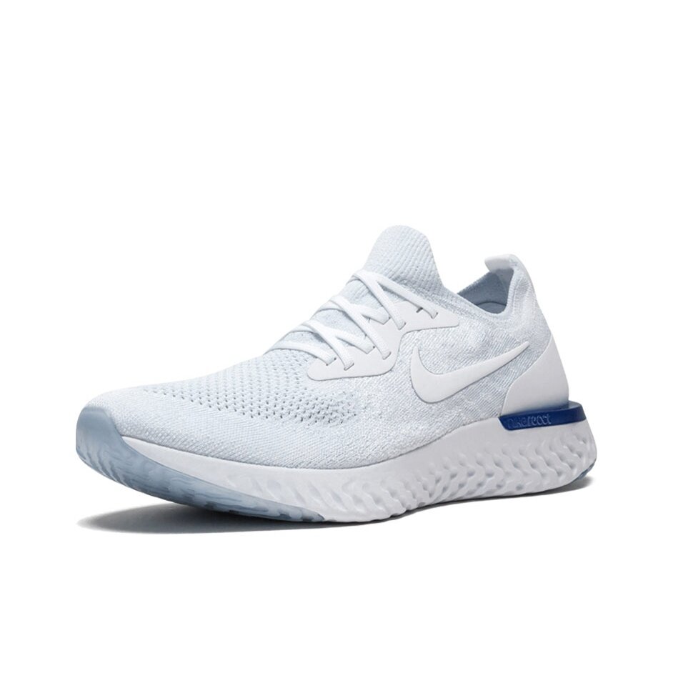 Кроссовки NIKE Epic React Flyknit 1, размер EU 40.5 стопа (25.5CM), белый, — фото 1