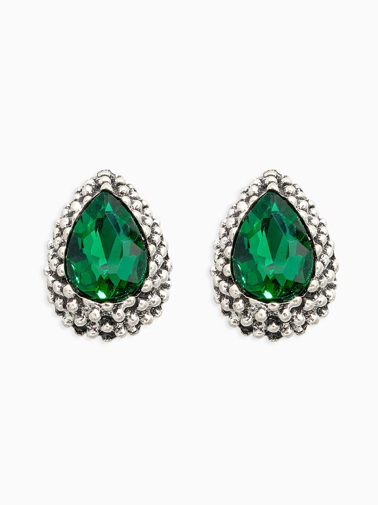 Серьги пусеты Queen Fair, стекло