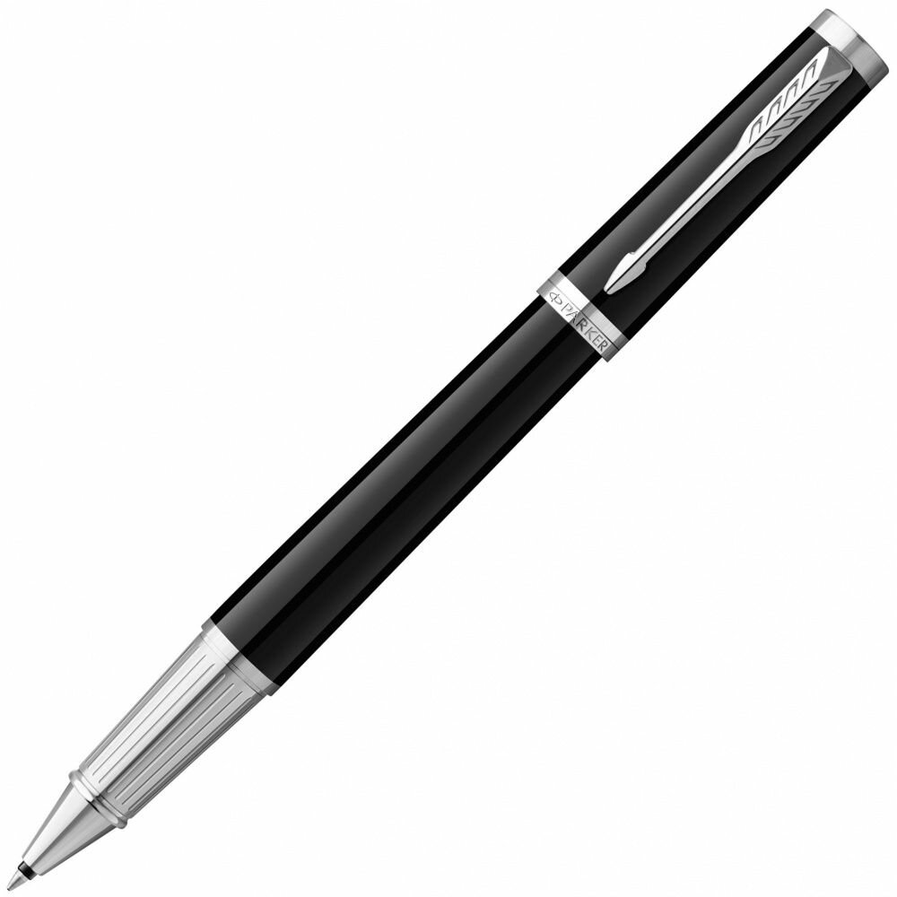 Ручка-роллер Parker "Ingenuity Black CT" черная, 0,5мм, подарочная упаковка