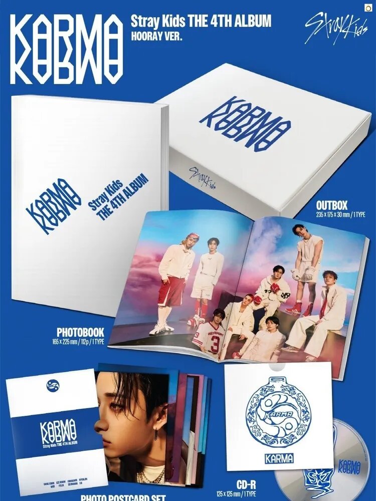 Музыкальный диск Stray Kids THE 4TH ALBUM CEREMONY / HOORAY VER. CD Южная Корея — фото 1
