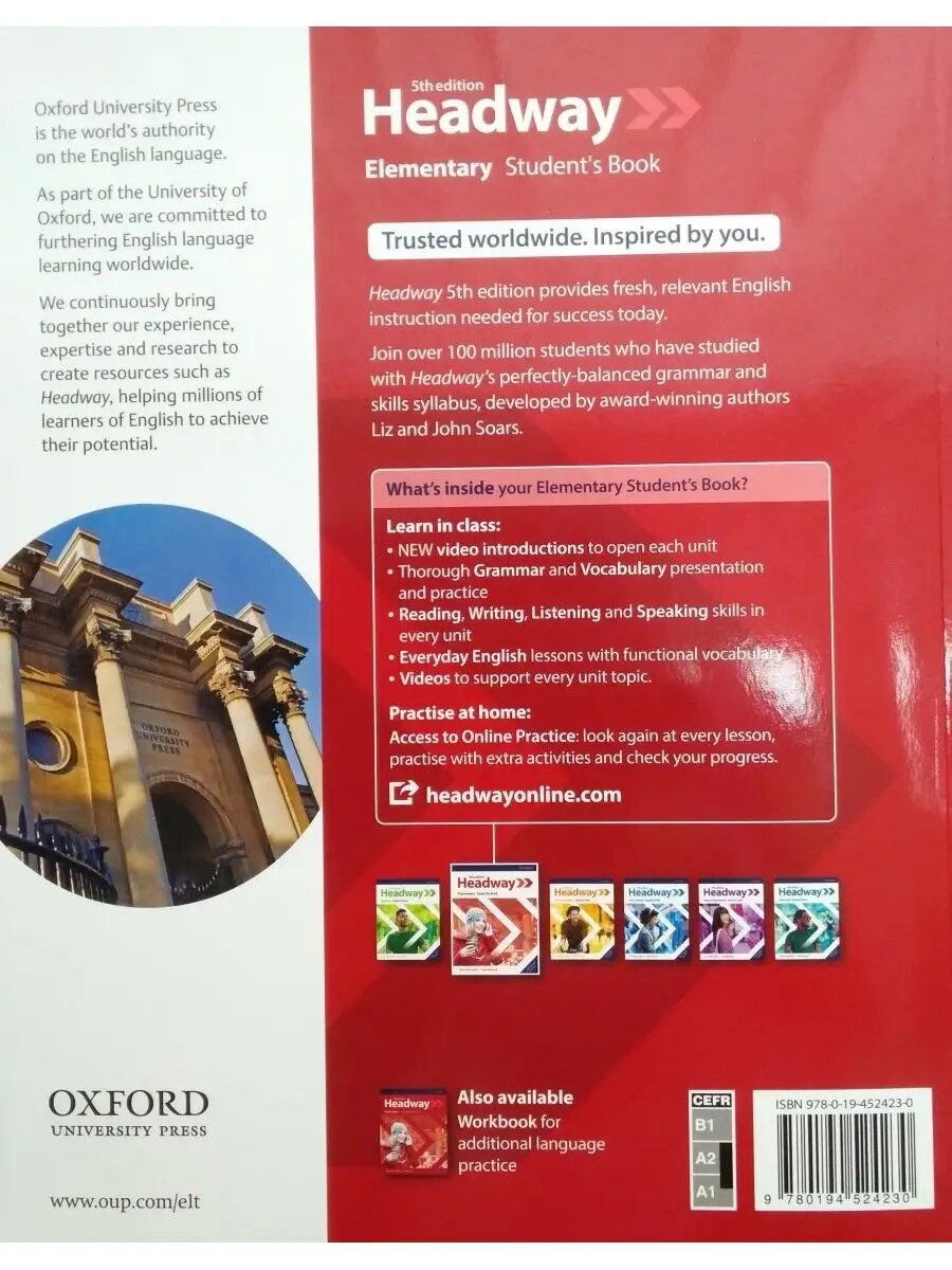 Headway 5 ed Elementary Student’s Book & Online Practice | Oxford University Press — фото 1