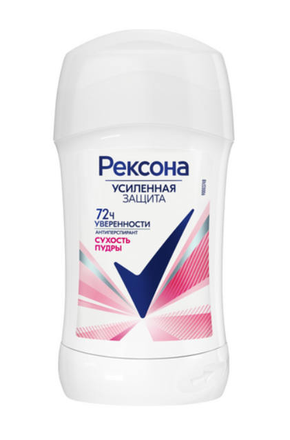 Рексона Дезодорант стик женский Сухость пудры, усиленная защита, 40 мл