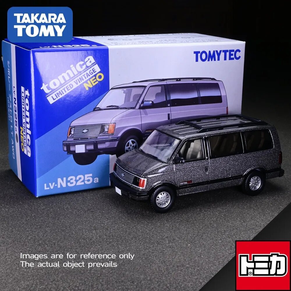 Машинка Tomytec 1/64 Tomica Limited Vintage(TLV) LV-N325a Chevrolet Astro LT AWD 1994 Alloy Car Model Collection Gift