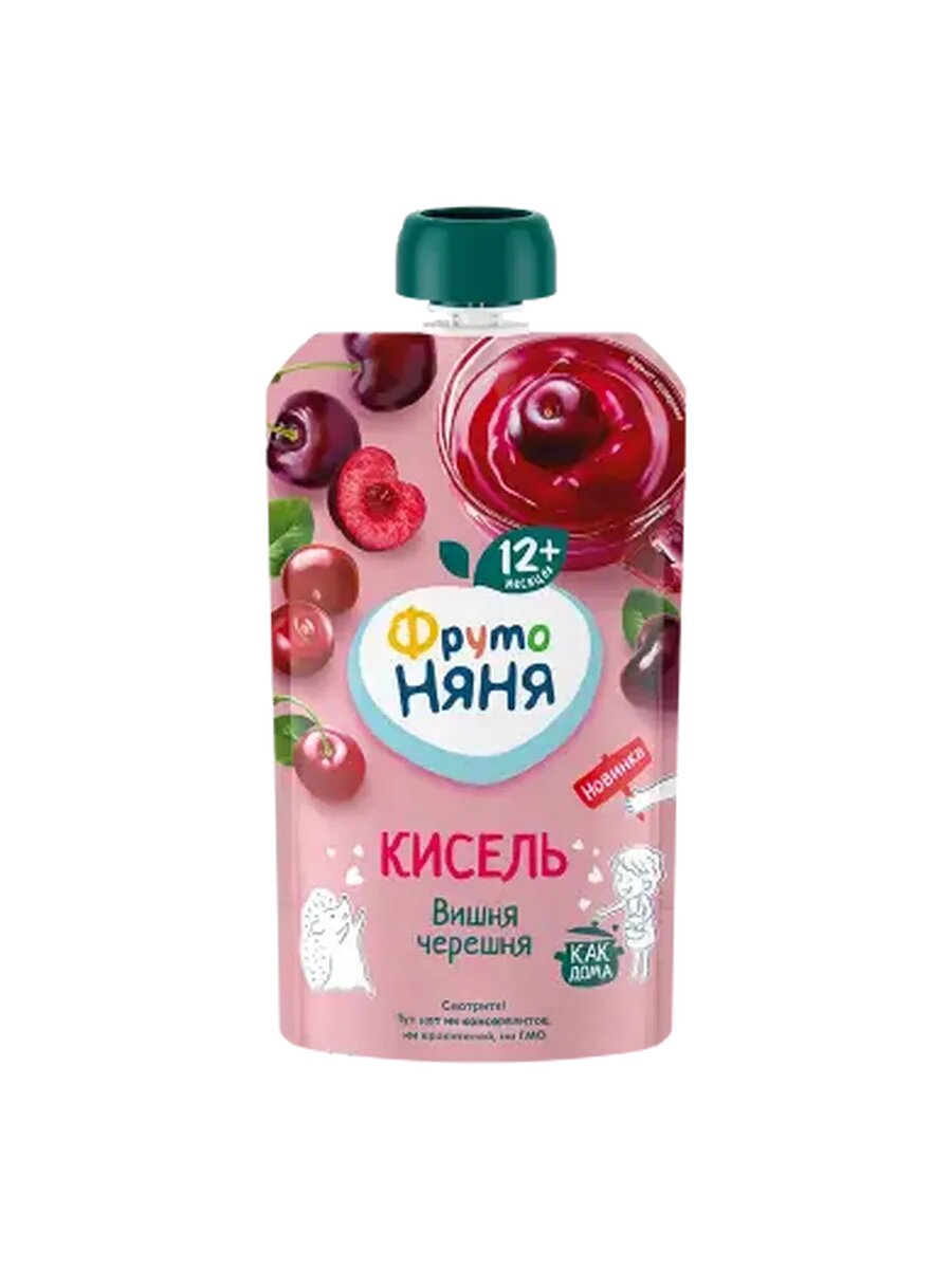 ФрутоНяня Кисель вишня/черешня 130мл