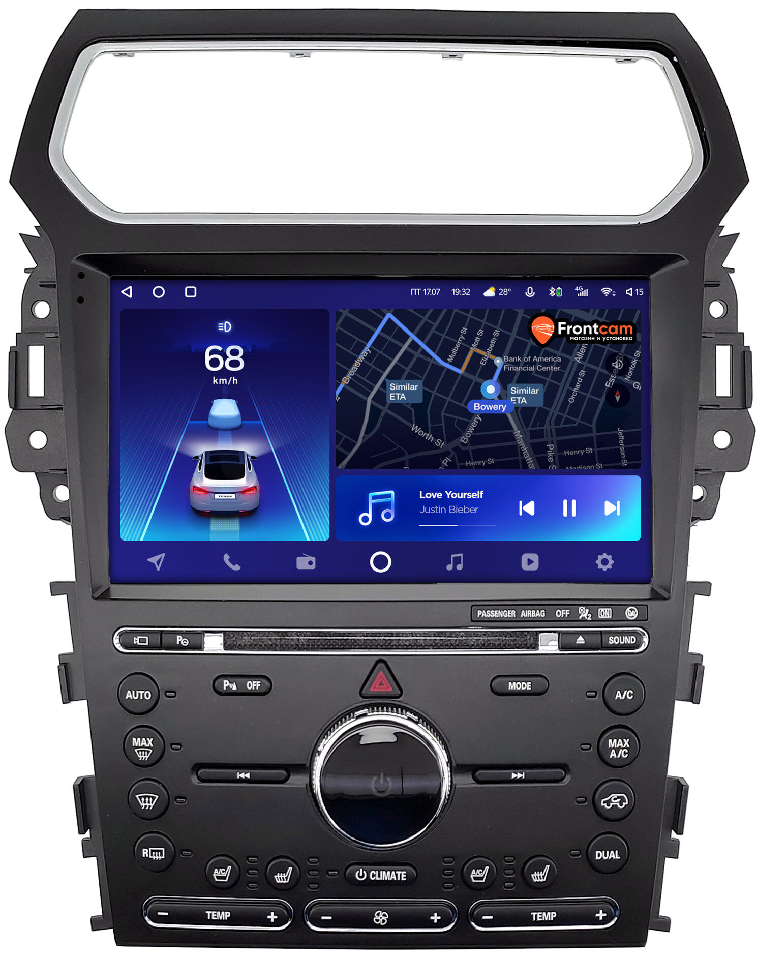 Штатная магнитола Ford Explorer 5 2010-2019 (любой комплектации) Teyes CC2 PLUS 4/32 10" RM-10-1364 Android 10 (4G-SIM, DSP, QLed)