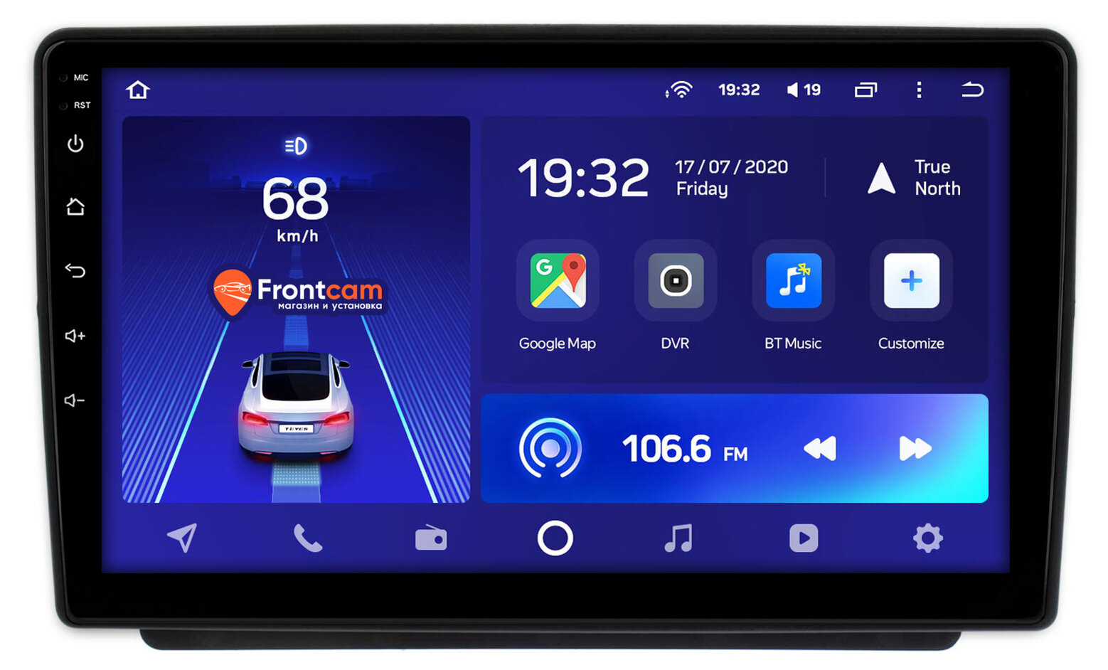 Штатная магнитола Teyes CC2L PLUS 2/32 9" RM-9-1256 Land Rover Freelander 2003-2006 Android 8.1 (DSP, IPS, AHD)