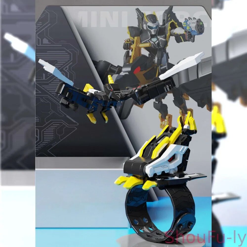 Детские игрушки-трансформеры Miniforce, часы-трансформер, трансформирующиеся часы, для мальчиков и девочек — фото 1