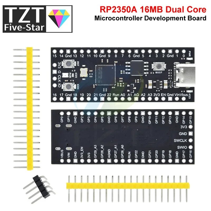 Разработка платы Raspberry Pi Zero Pico2 RP2350 16МБ TZT 3pcs