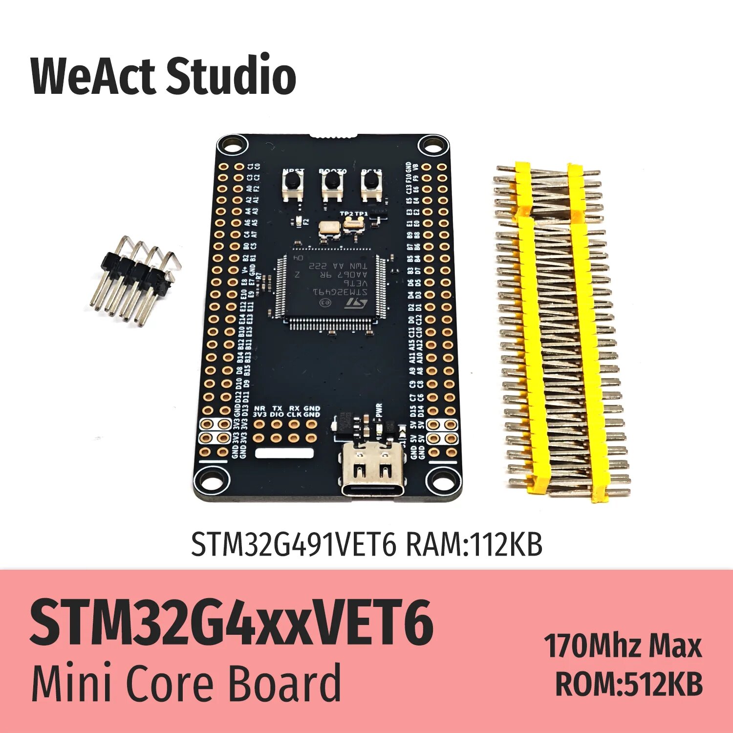 STM32G491VET6 Мини плата разработки — фото 1