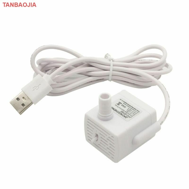 Сменная помпа для фонтанов с водой для кошек Ультратихий насос с присосками 5V1A