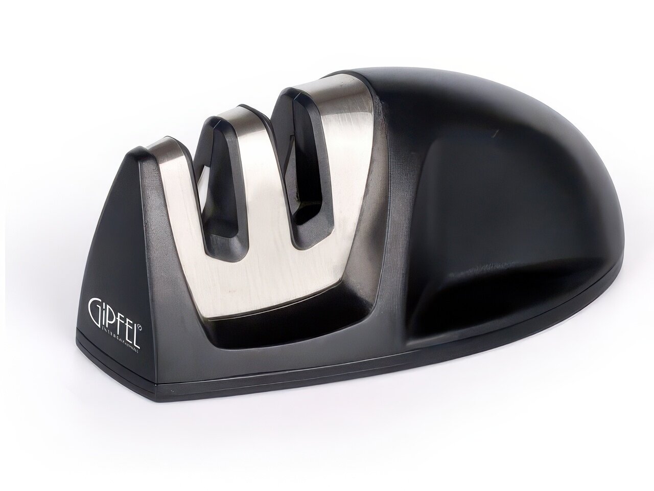 Ножеточка Gipfel Root 2908, размер 10х5х4 см, пластиковая, черный
