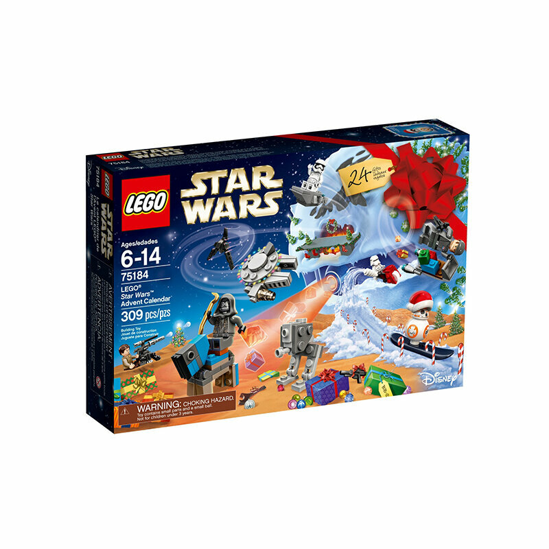 Адвент-календарь из строительных блоков унисекс LEGO Star Wars, 309 деталей