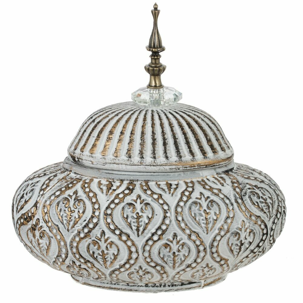 Ваза с крышкой, 2900 мл,27х18,5х27 см KSM-819667