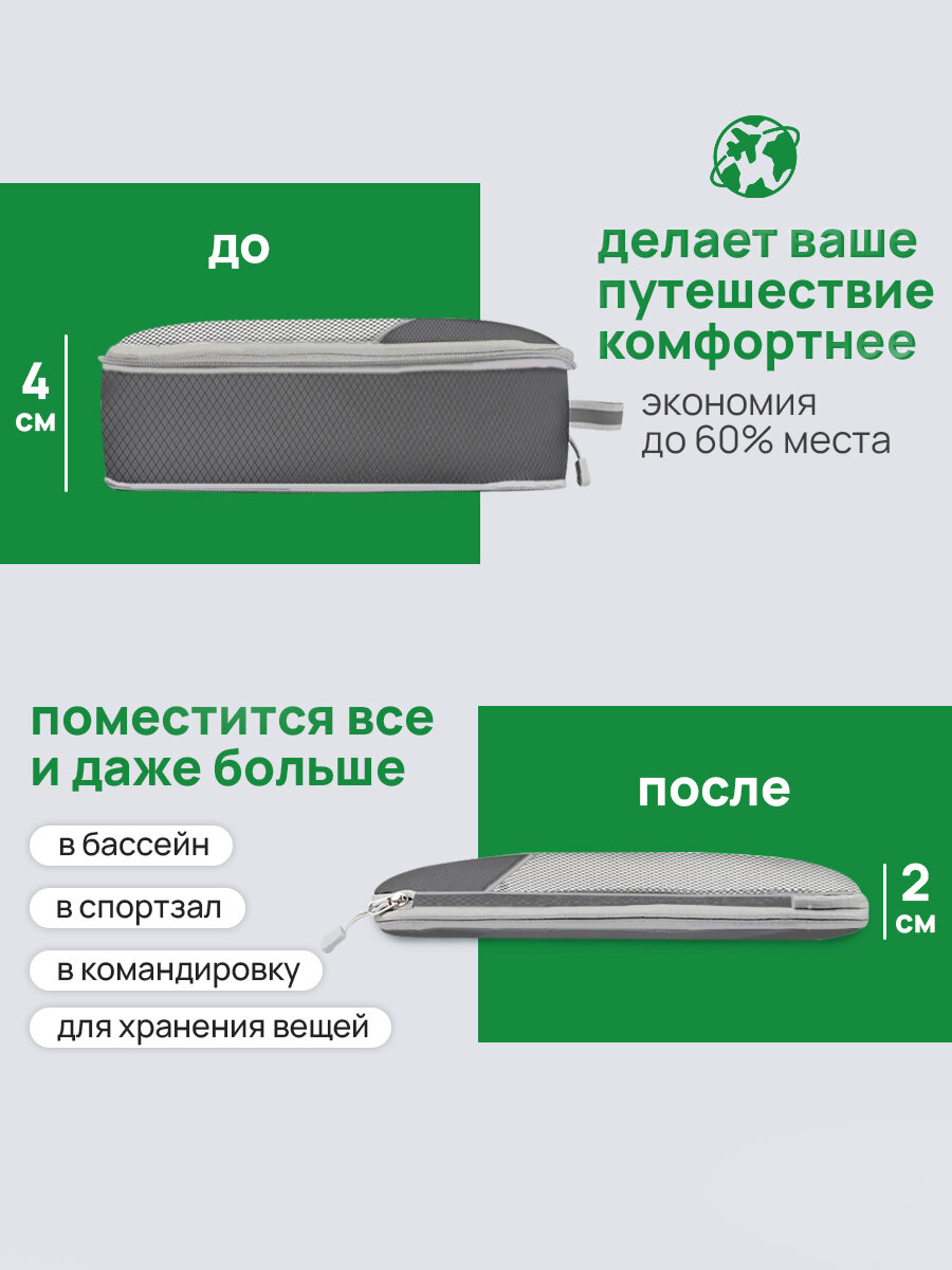 Дорожный набор , 250 мл, серый — фото 1