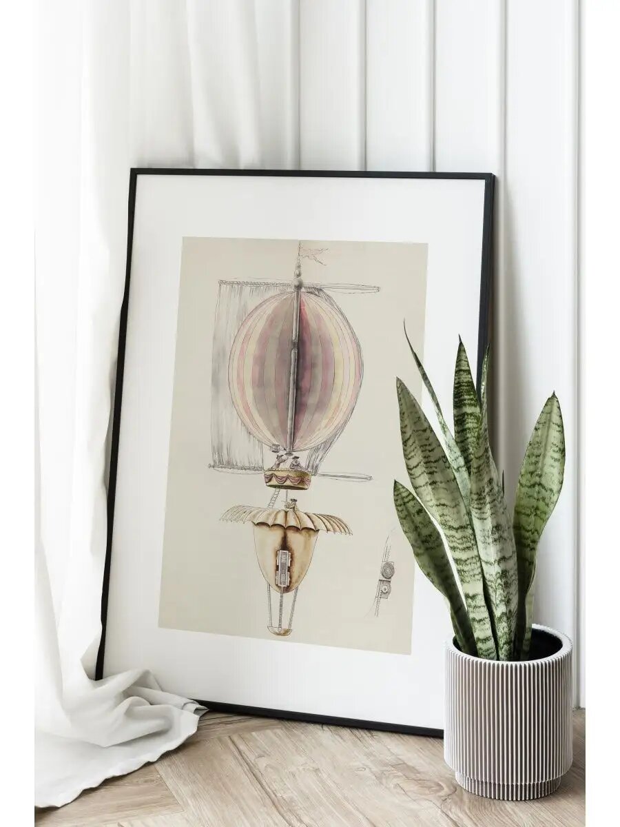 Постер воздушный шар