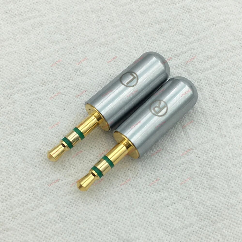 Аудиоразъемы CALDOREI 2,5 мм 3-контактные для Hifiman Серебряный, Silver