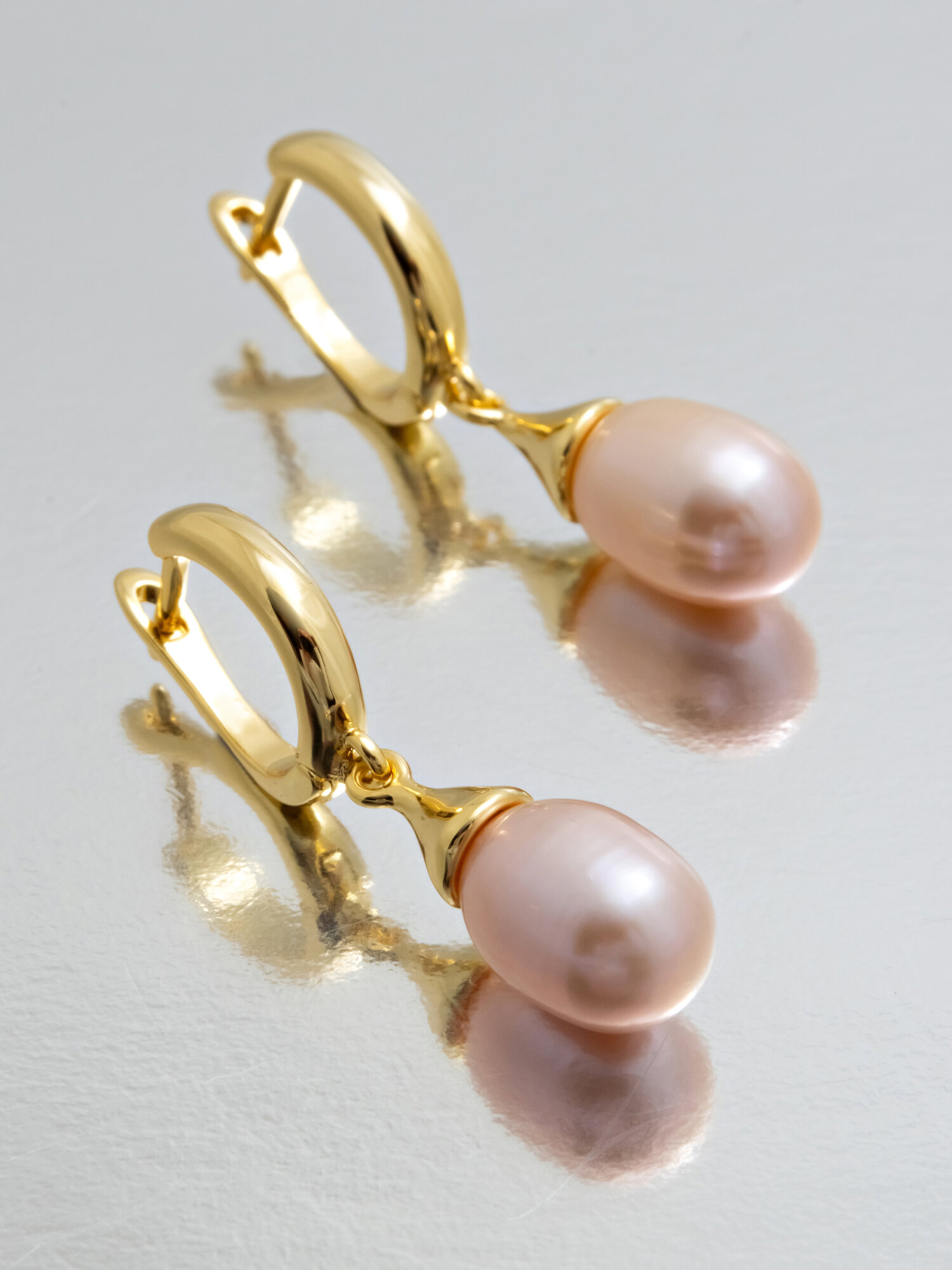 Серьги, жемчуг культивированный