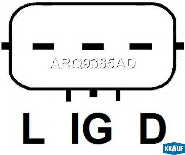 Регулятор генератора KRAUF ARQ9385AD Lifan X60, Gelly