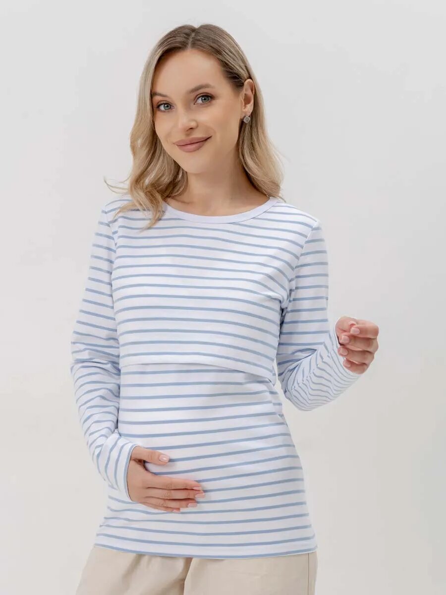 Лонгслив для кормящих мам