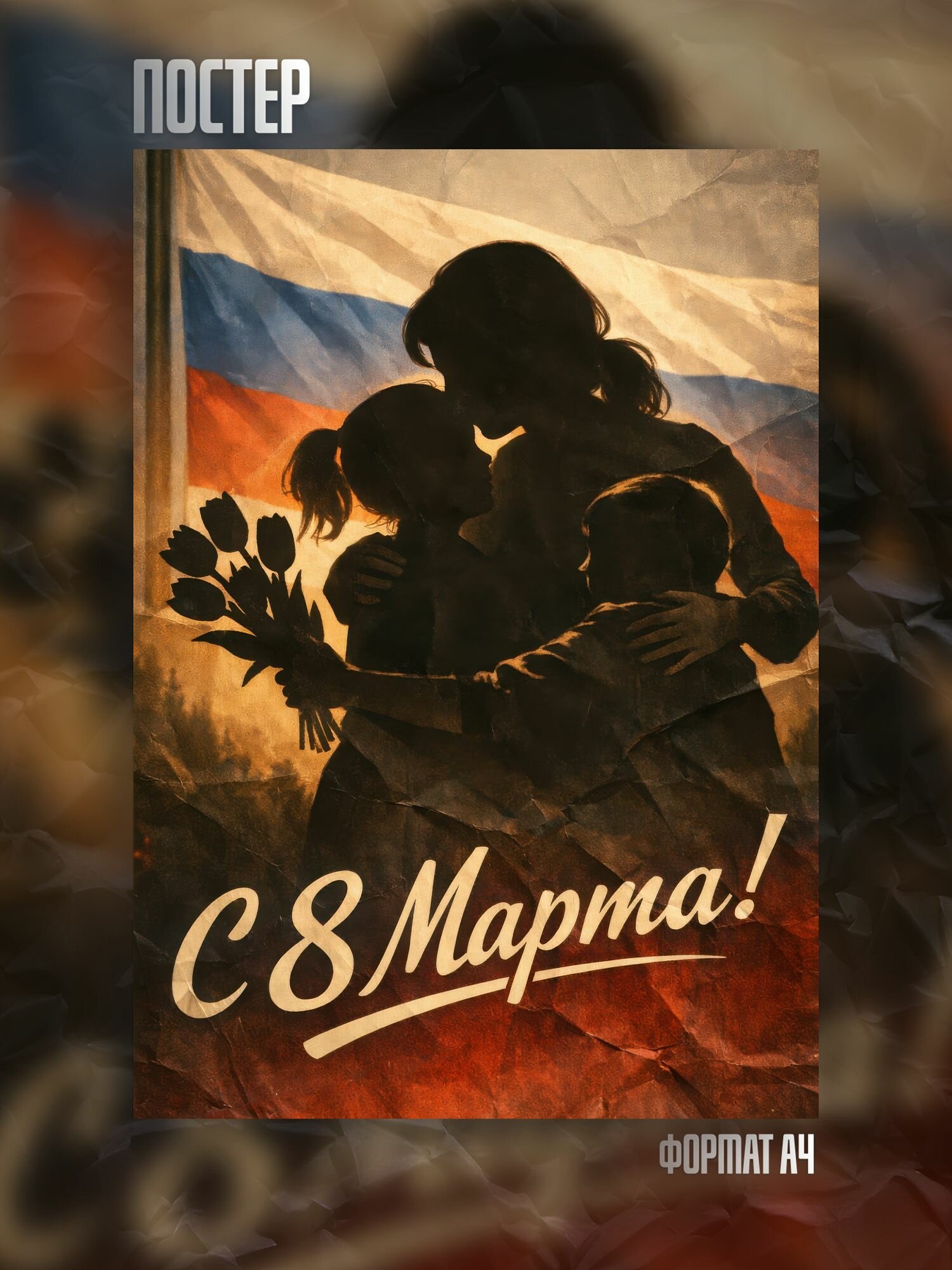 Плакат 8 марта