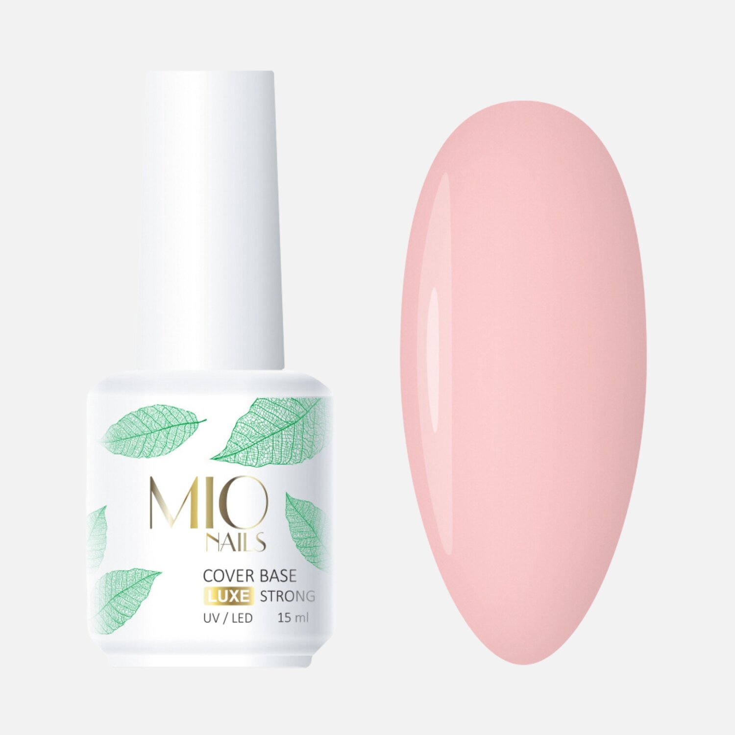 Камуфлирующая база для гель-лака MIO Nails Base Cover Strong Luxe №04 15 мл