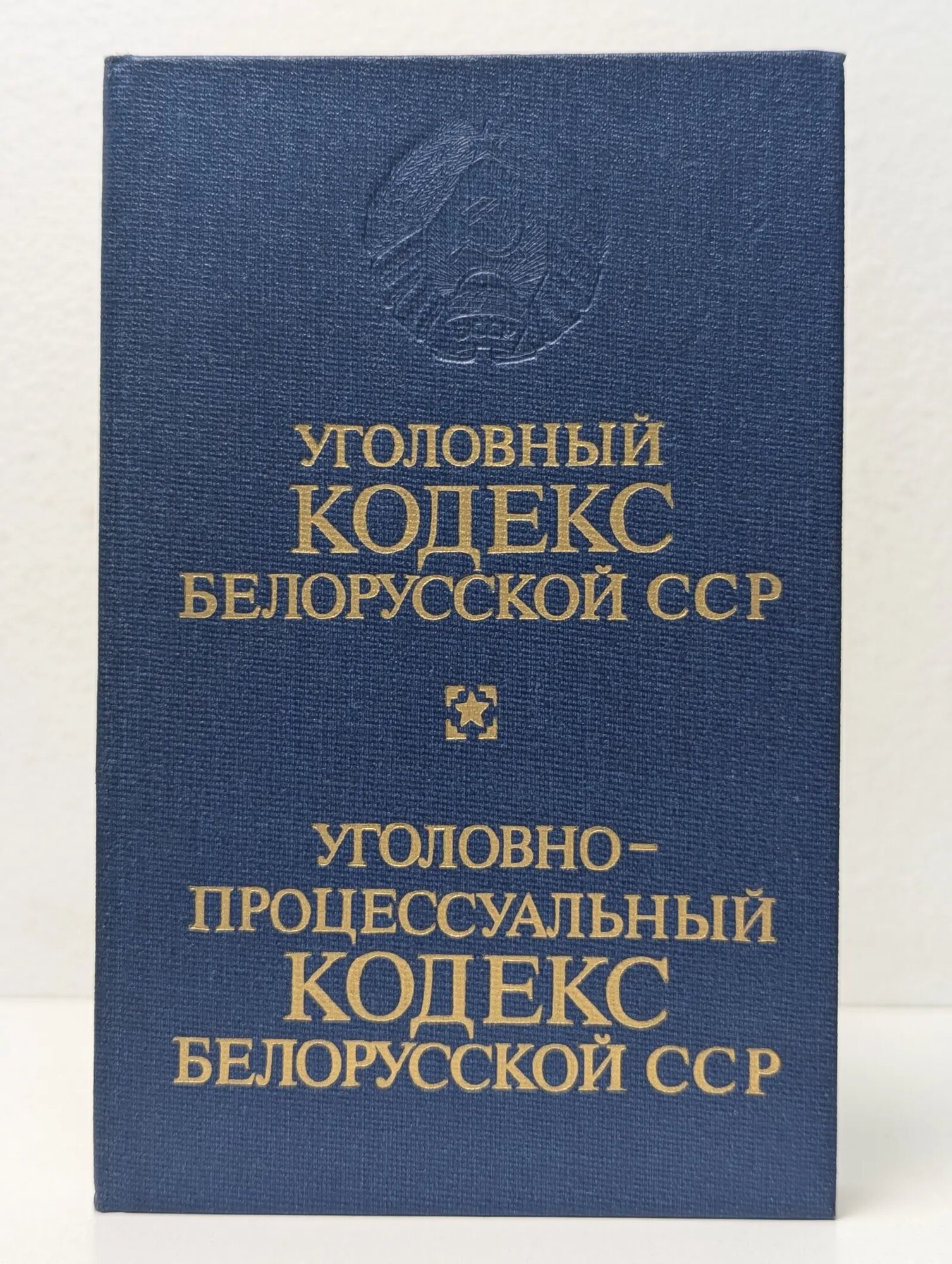 Уголовный кодекс Белорусской ССР. Уголовно-процессуальный кодекс Белорусской ССР Сборник 1985